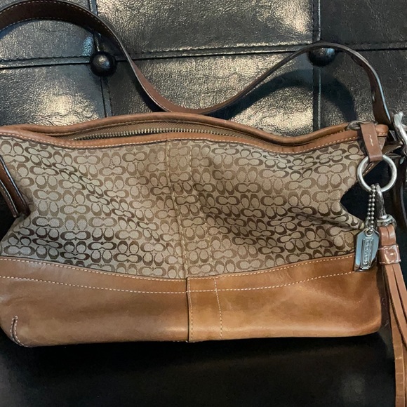 Coach | Bags | Coach Tan Purse Small Size | Poshmark